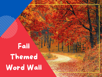 Printable Autumn Word Wall – Teacher Power