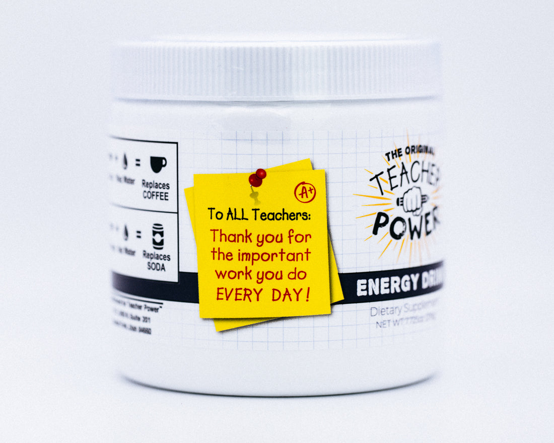 Teacher Power | Healthy Energy Drinks for Compassionate Careers
